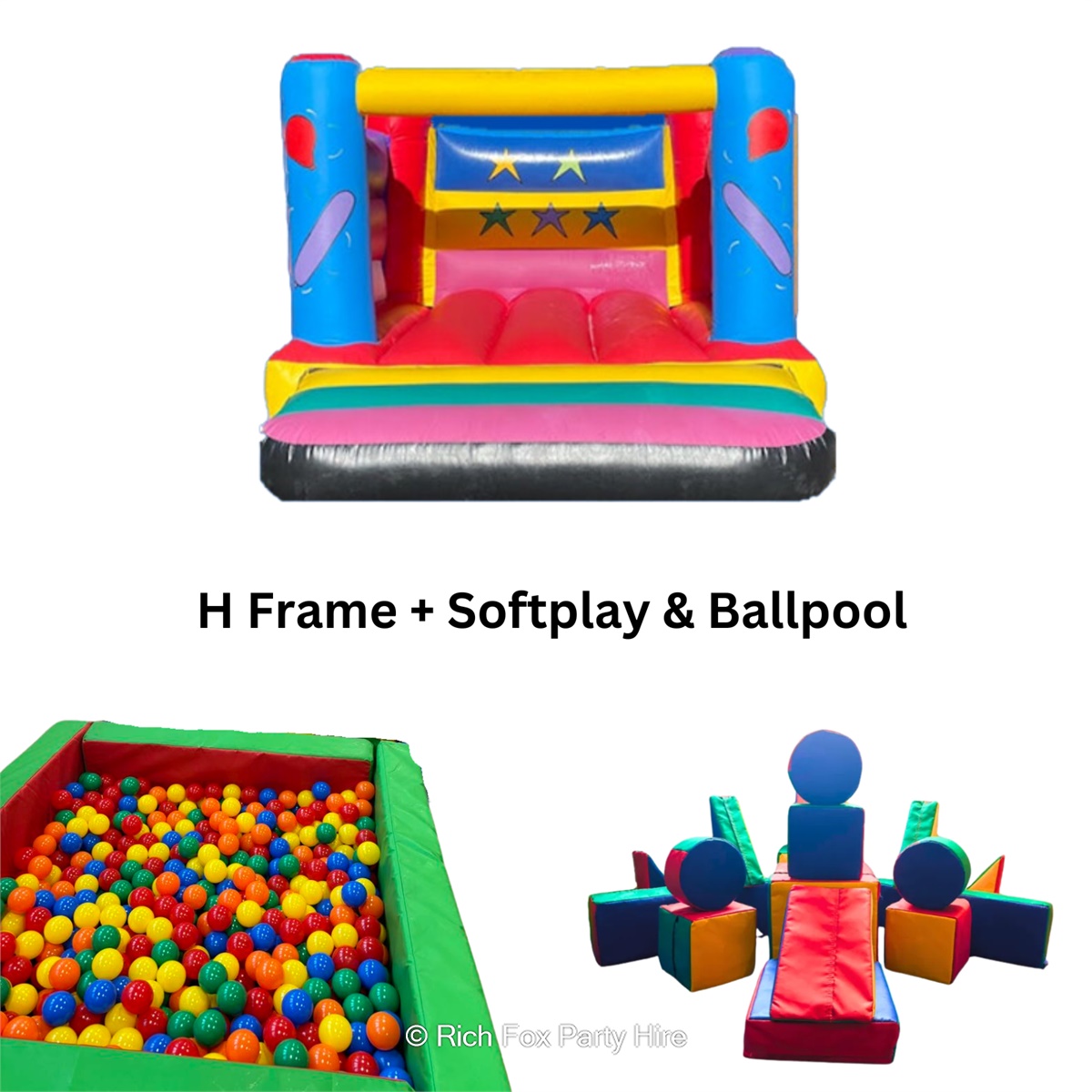 H Frame & Soft Play Package - Bouncy Castle Hire, Photobooth Hire, Party Equipment Hire in ...