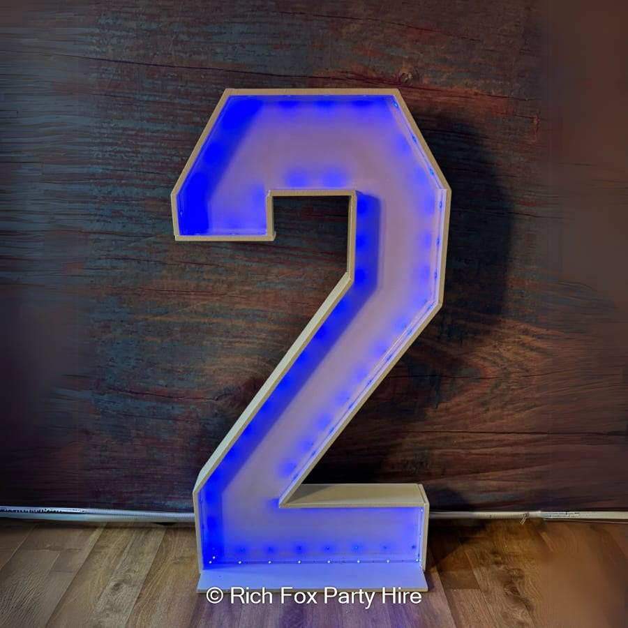 Light Up Numbers - Bouncy Castle Hire, Photobooth Hire, Party Equipment ...